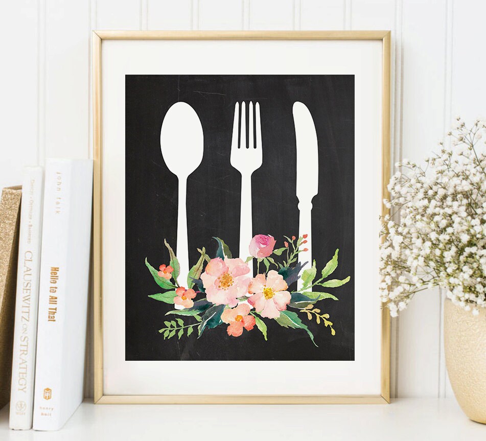 Kitchen Art Print Kitchen Wall Art Instant Download - Etsy