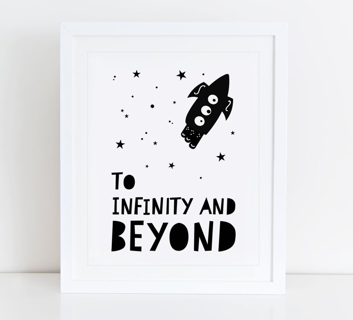 To Infinity and Beyond Art Print Instant Download Printable - Etsy