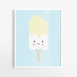 Ice Cream Prints, Printable Wall Art, Nursery Wall Decor, Comfort ...