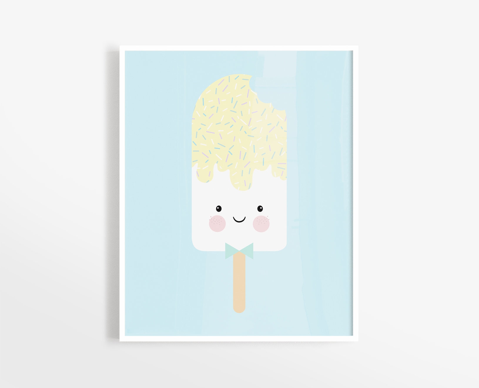 Ice Cream Prints, Printable Wall Art, Nursery Wall Decor, Comfort ...