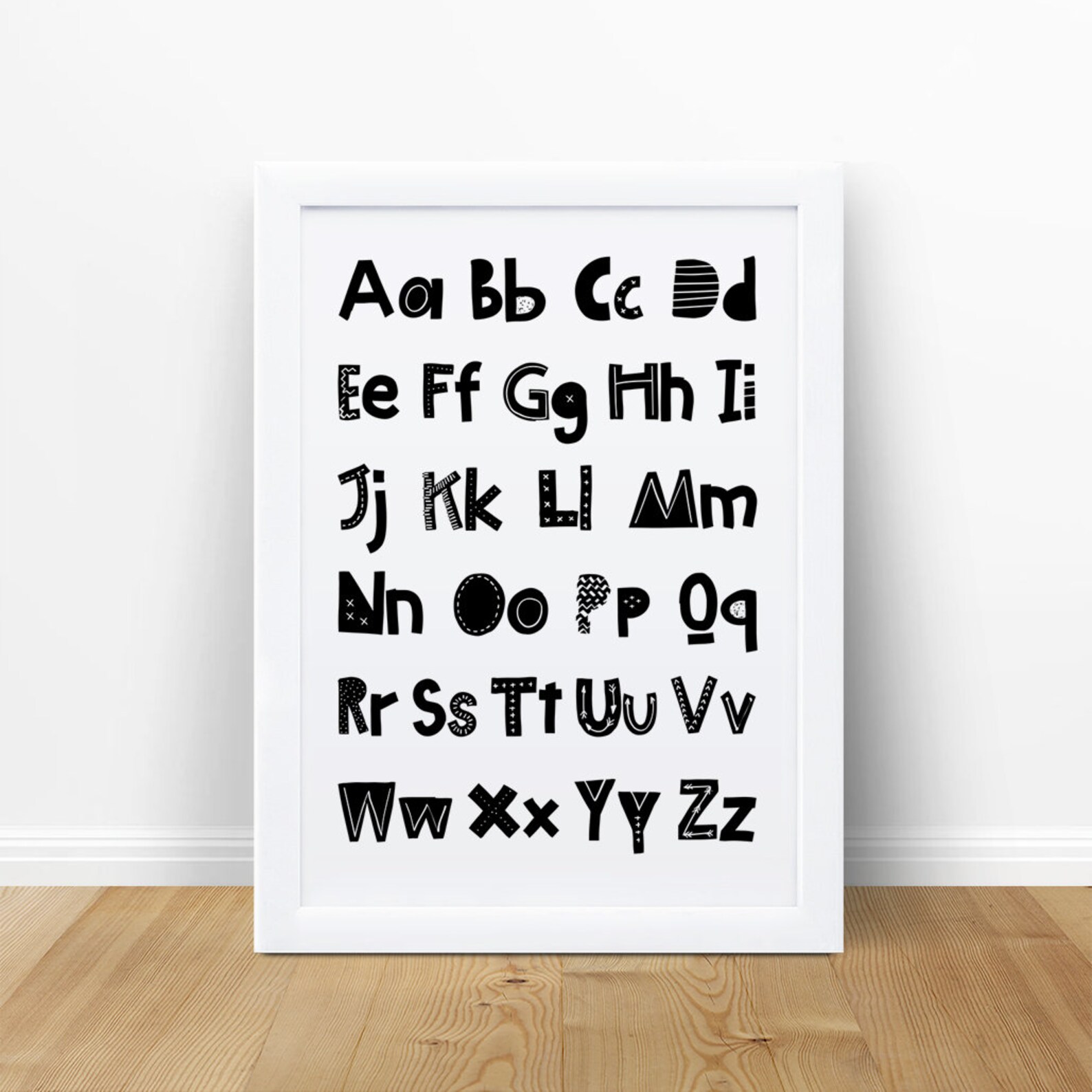 Alphabet and Numbers Art Print ABC Print Homeschool Prints - Etsy