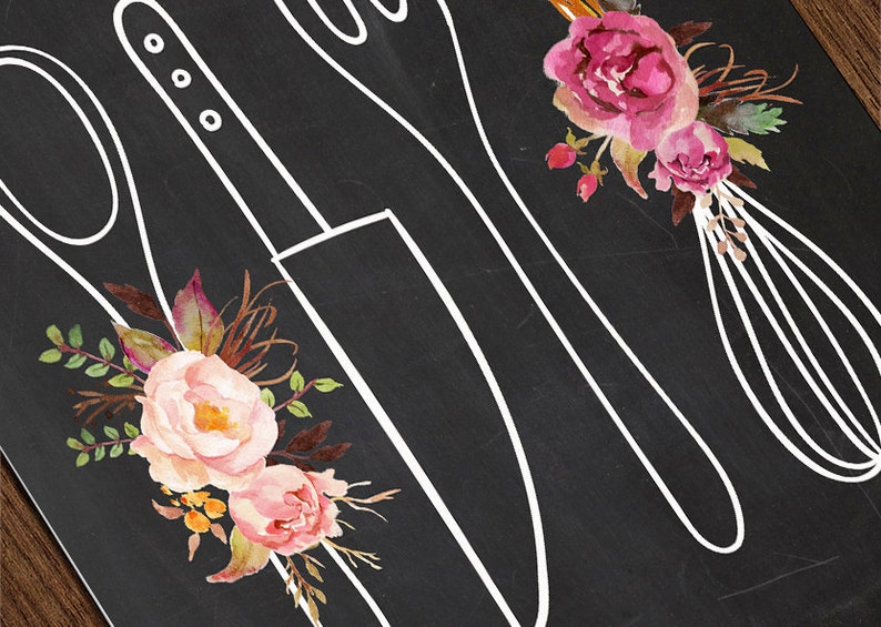 Kitchen Art Print Kitchen Wall Decor Instant Download | Etsy