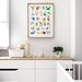 Animal Alphabet Print Alphabet and Numbers Poster Instant - Etsy