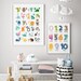 Animal Alphabet Print, Alphabet and Numbers Poster, Instant Download ...