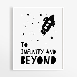 To Infinity and Beyond Art Print, Instant Download, Printable Digital ...