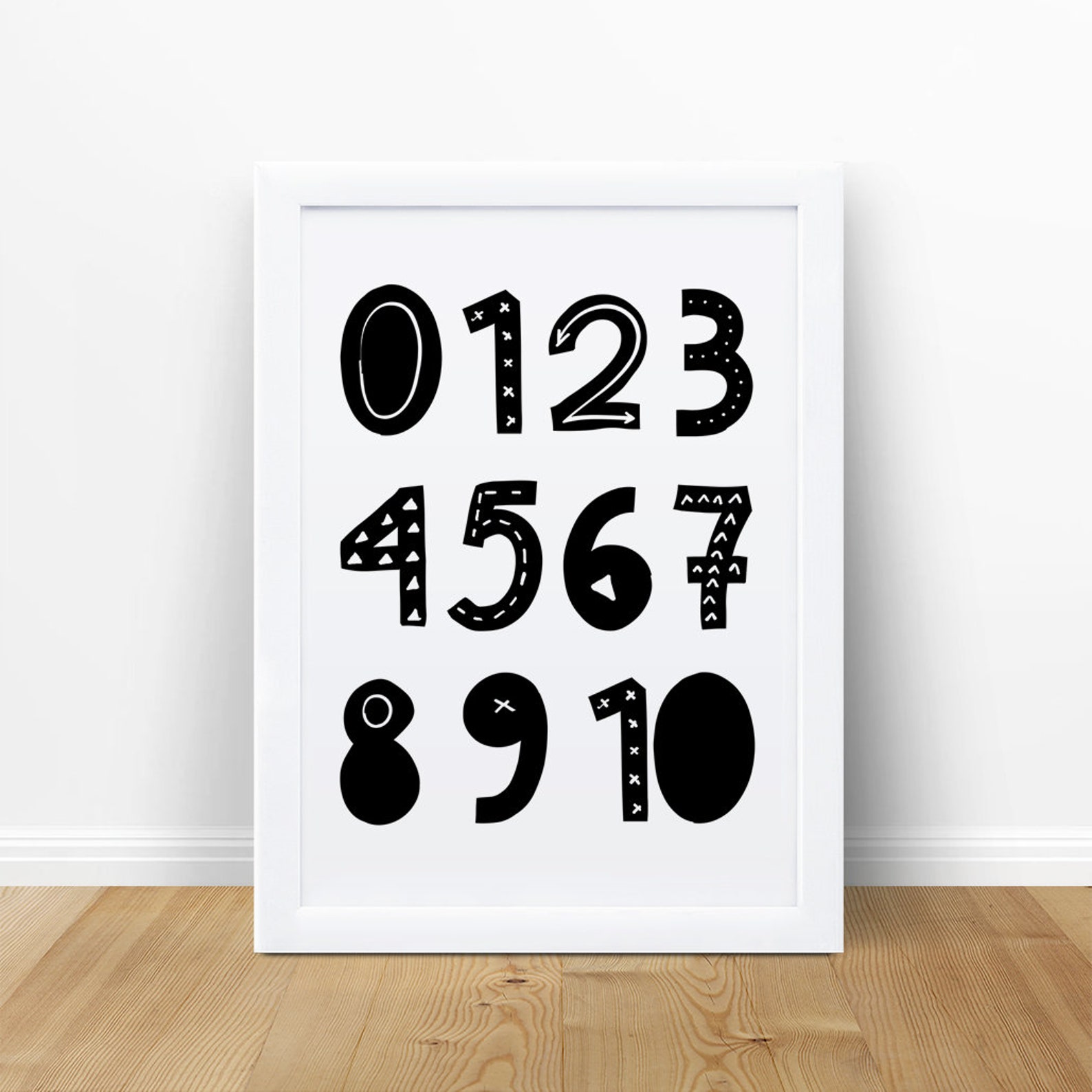 Alphabet and Numbers Art Print ABC Print Homeschool Prints - Etsy