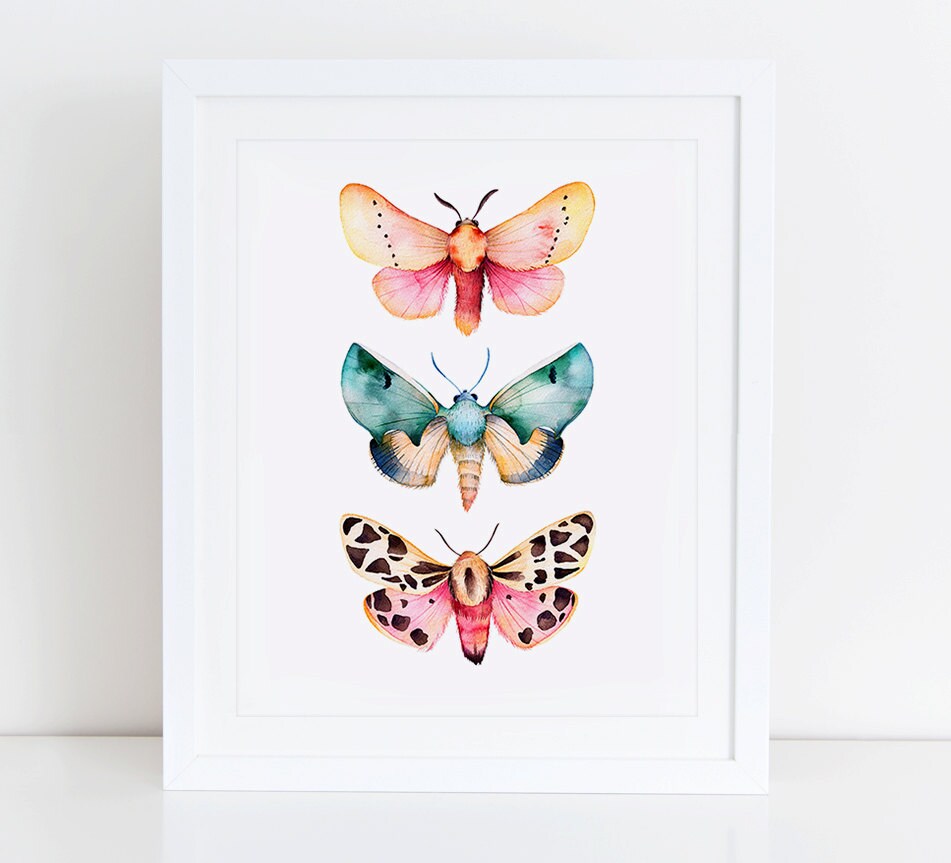 Butterfly Art Print Butterflies Printable Instant Download | Etsy
