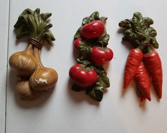 Ceramic vegetables | Etsy