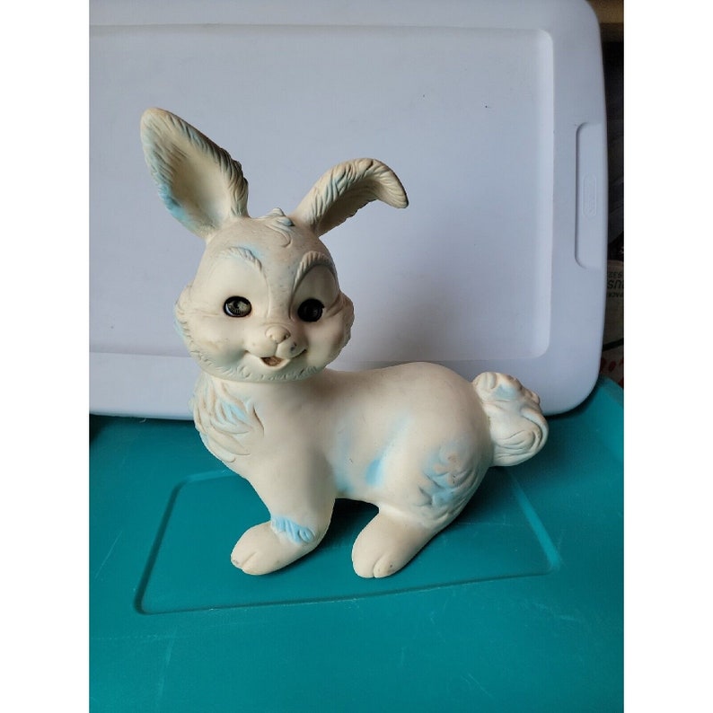 Vintage 1961 Edward Mobley Bunny Rabbit Sleepy Eyes Squeaky - Etsy