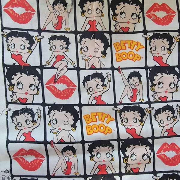 Betty Boop Fabric - Etsy
