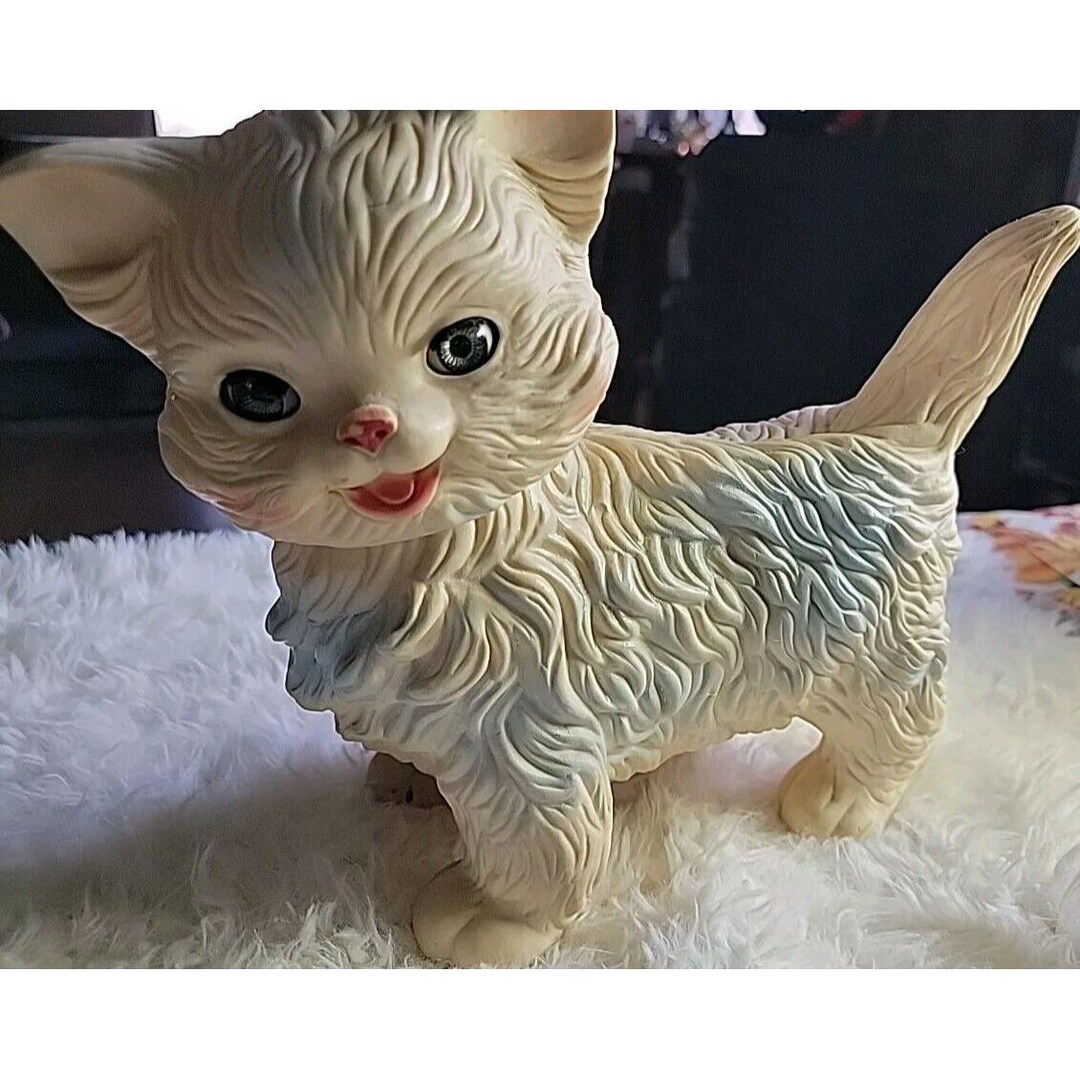 Vintage the Edward Mobley Co. Rubber Squeaky Mittens Blue Eyes Open and ...