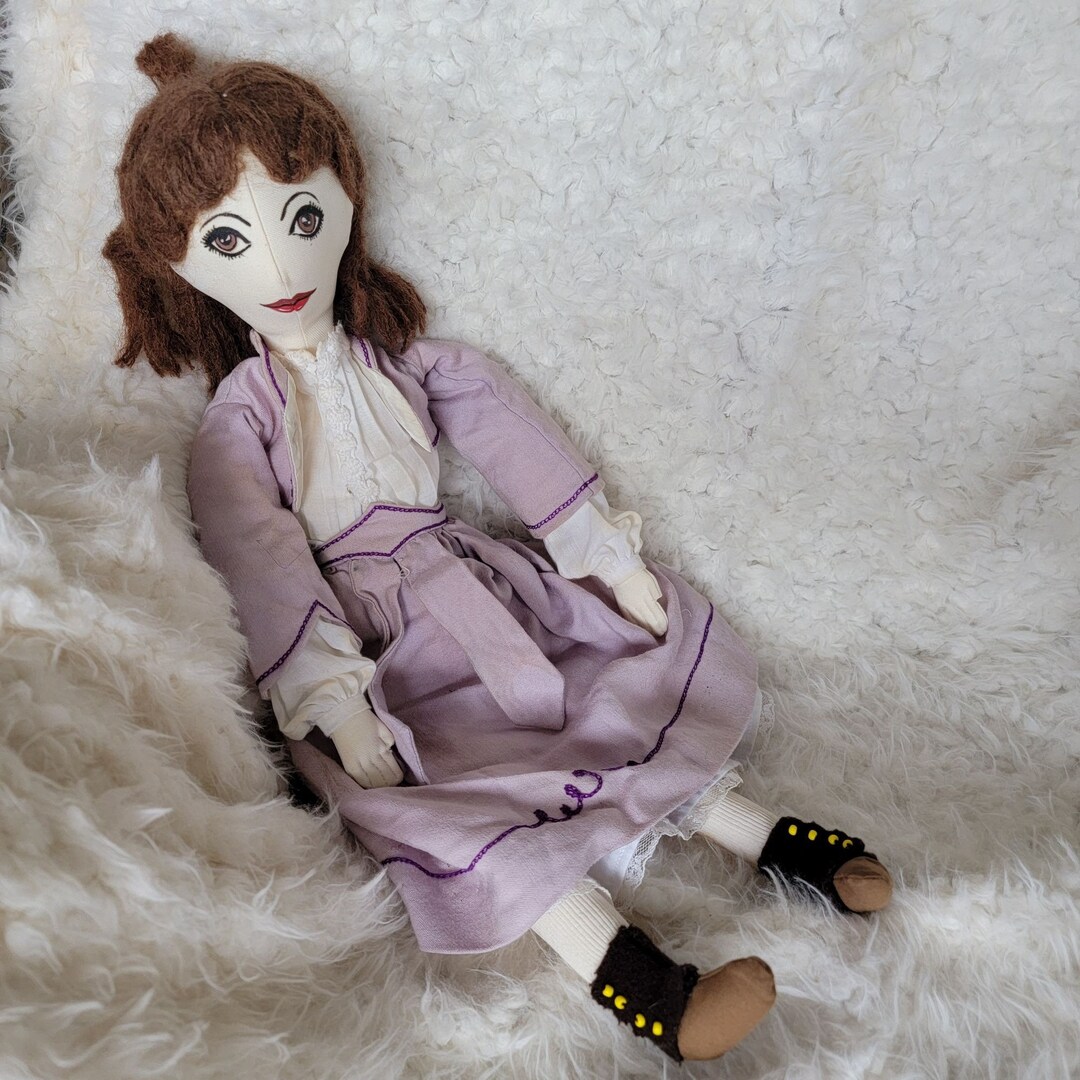 Vintage Handmade Hand Sewn Rag Doll With Custom Clothes - Etsy