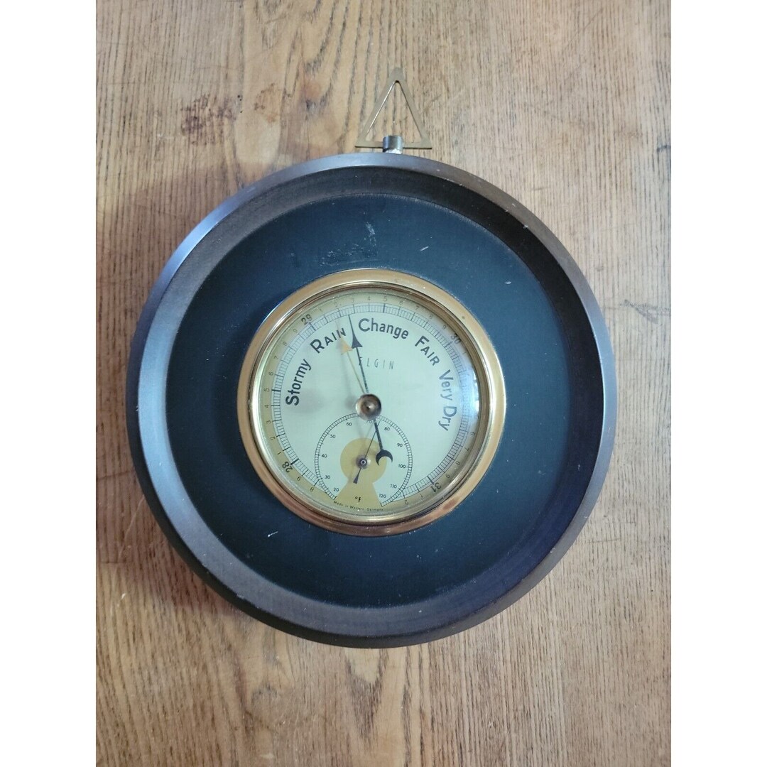 Mid Century ELGIN Compensated Barometer - Etsy