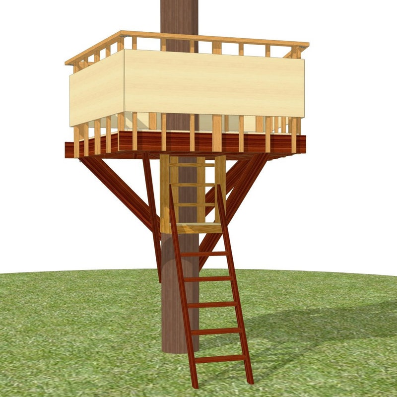 Tree Fort Plans - Etsy