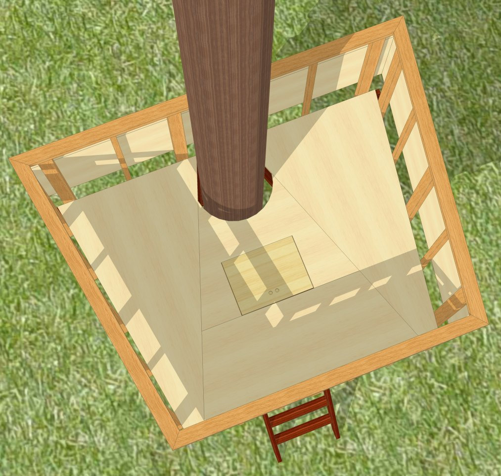 Outpost Tree Fort Plans | 1 Tree - Etsy