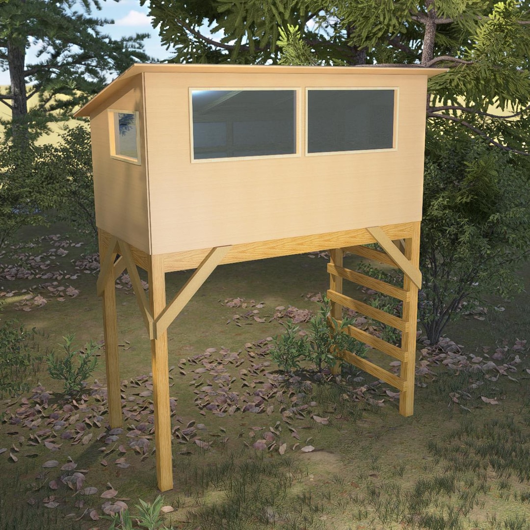 Savanna Bird Hide Plans | Free Standing Playhouse - Etsy