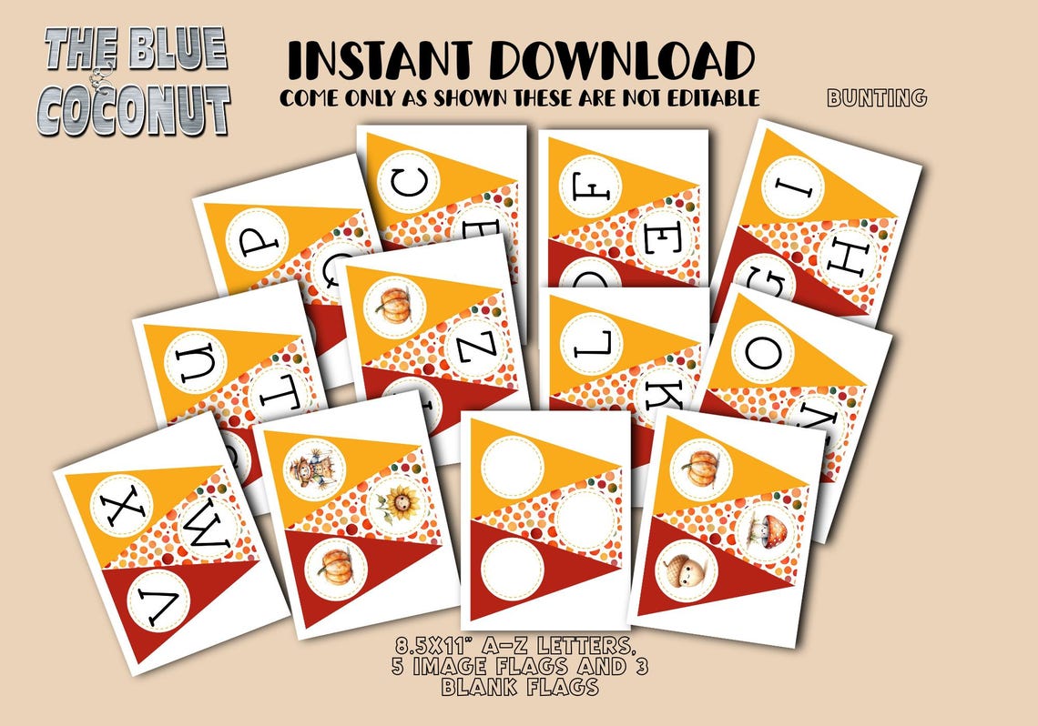 Thanksgiving Fall Party Printable 17 Game Bundle | Halloween Party ...
