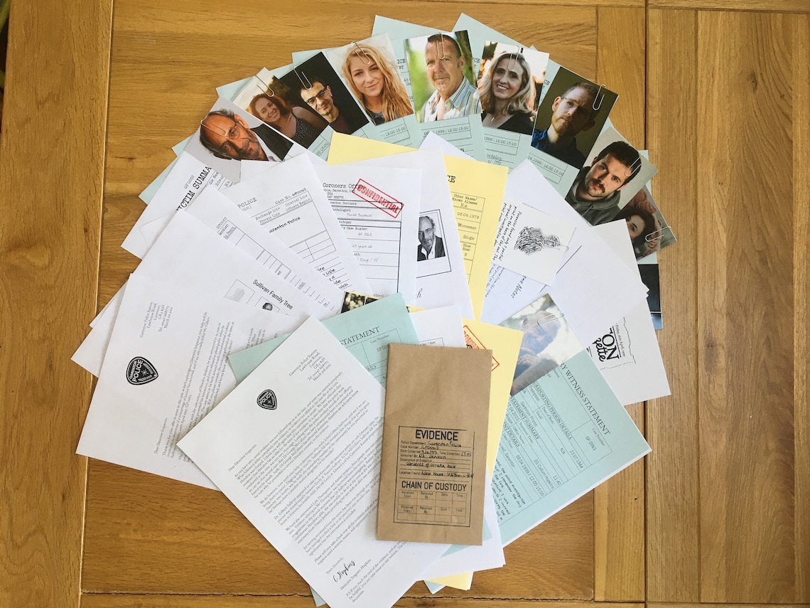 Tabletop Detective Case File Crime Cold Case 3 Murder | Etsy UK