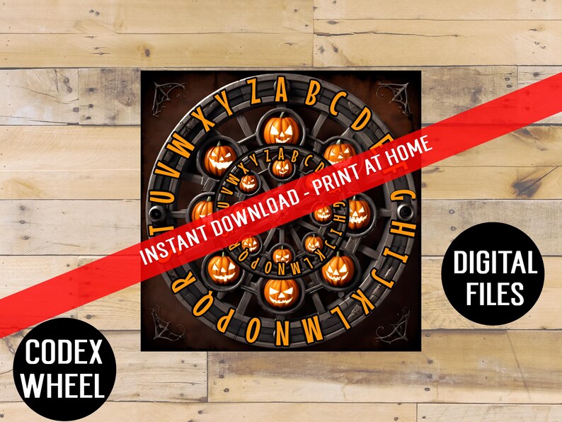 Printable Codex Wheel DIY Cipher Wheel Template for Secret Codes ...