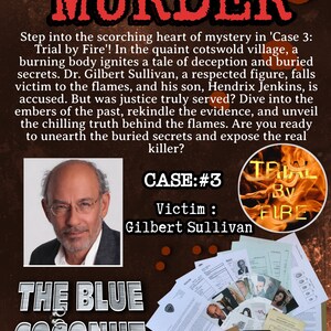 Tabletop Detective Case File, Crime Cold Case 3 Murder, POSTED to Your ...