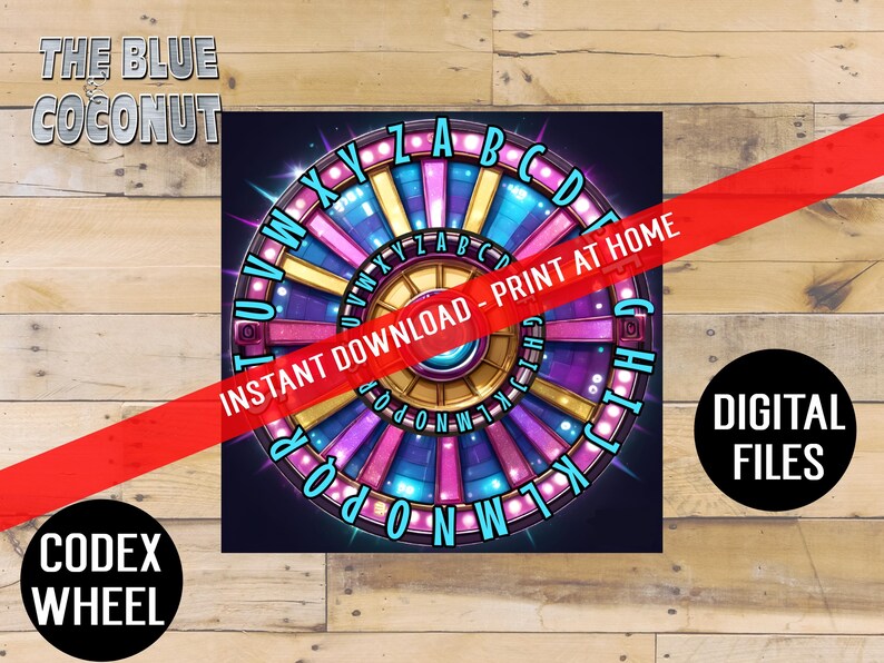 Printable Codex Wheel DIY Cipher Wheel Template for Secret Codes ...