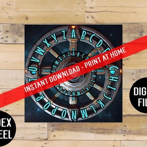 Printable Codex Wheel DIY Cipher Wheel Template for Secret Codes ...