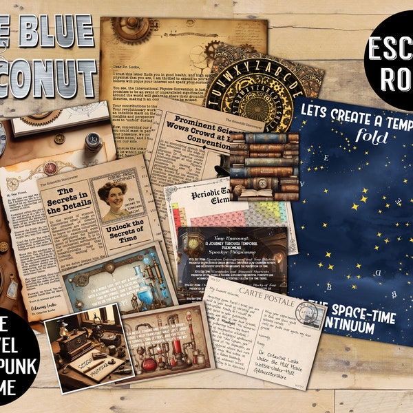 Tabletop Escape Room Game - Etsy