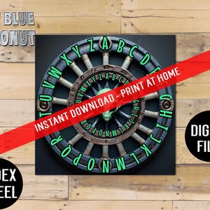 Printable Codex Wheel DIY Cipher Wheel Template for Secret Codes ...