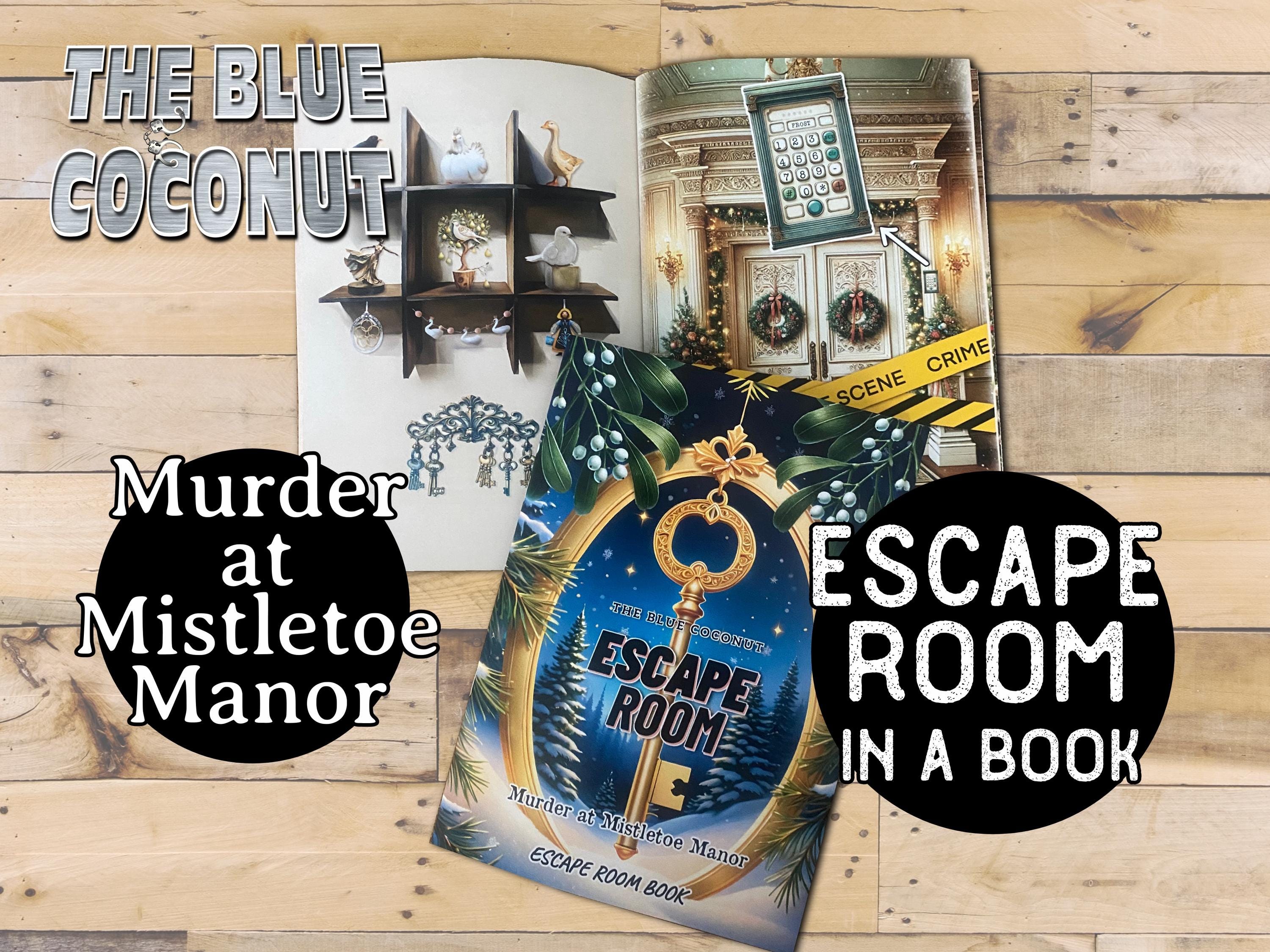 Christmas Murder at the Manor Escape Room in a Book, Tabletop Puzzles ...