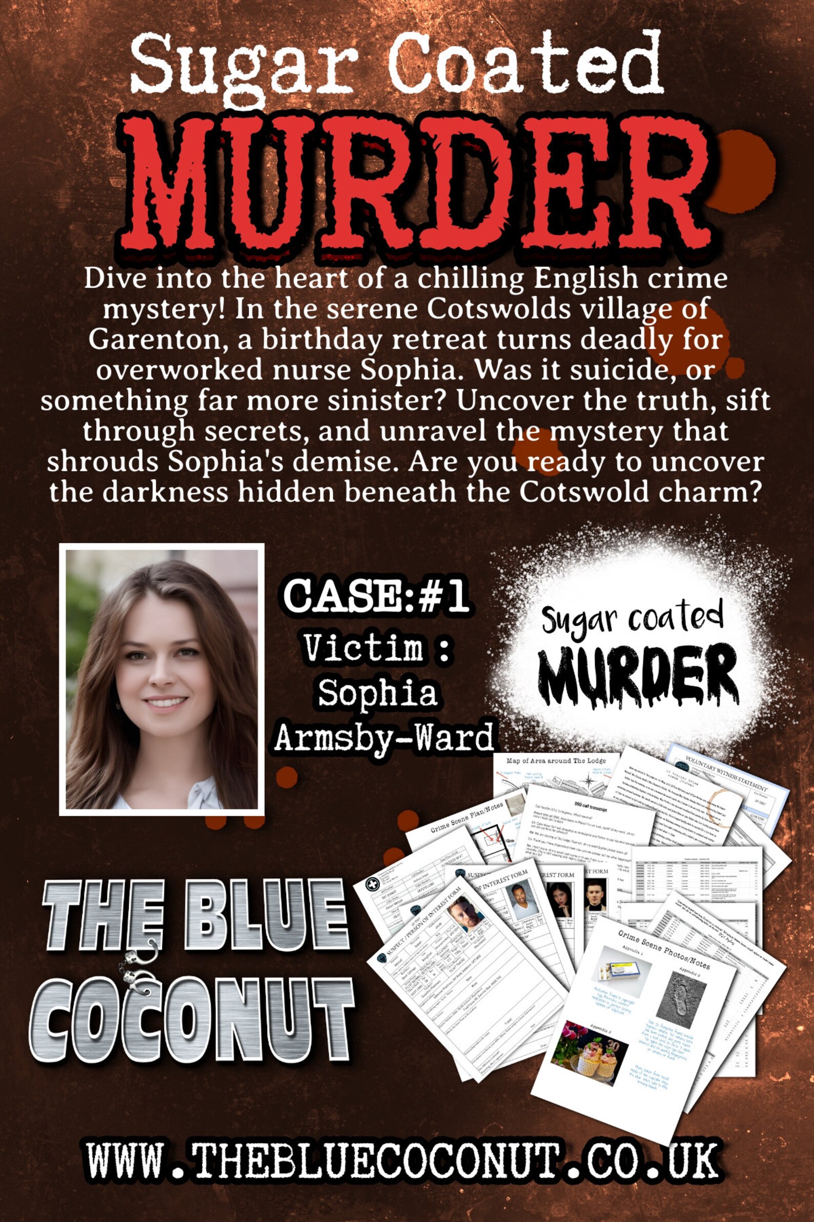 Tabletop Detective Case File, Crime Cold Case 1, Print and Solve at ...