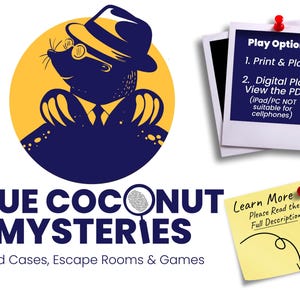 Tabletop Detective Case File, Crime Cold Case 2 Murder, Print and Solve ...