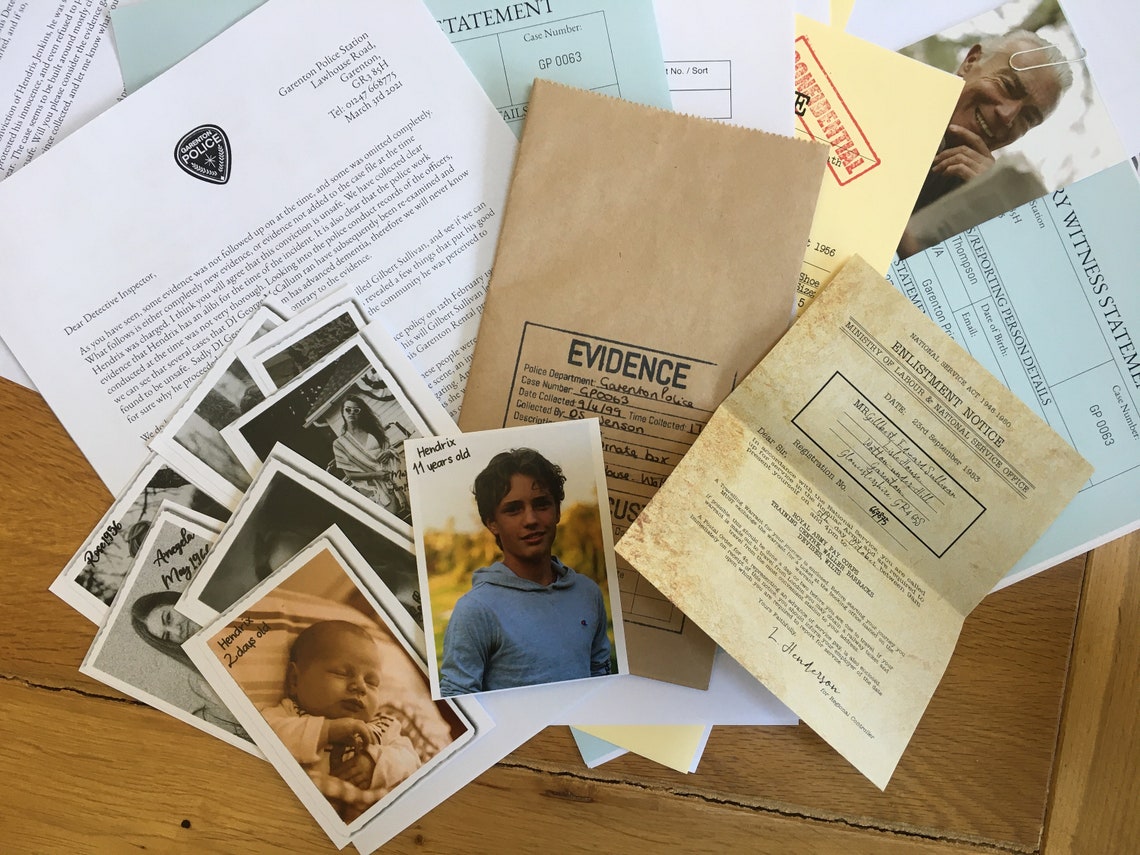 Tabletop Detective Case File Crime Cold Case 3 Murder | Etsy UK