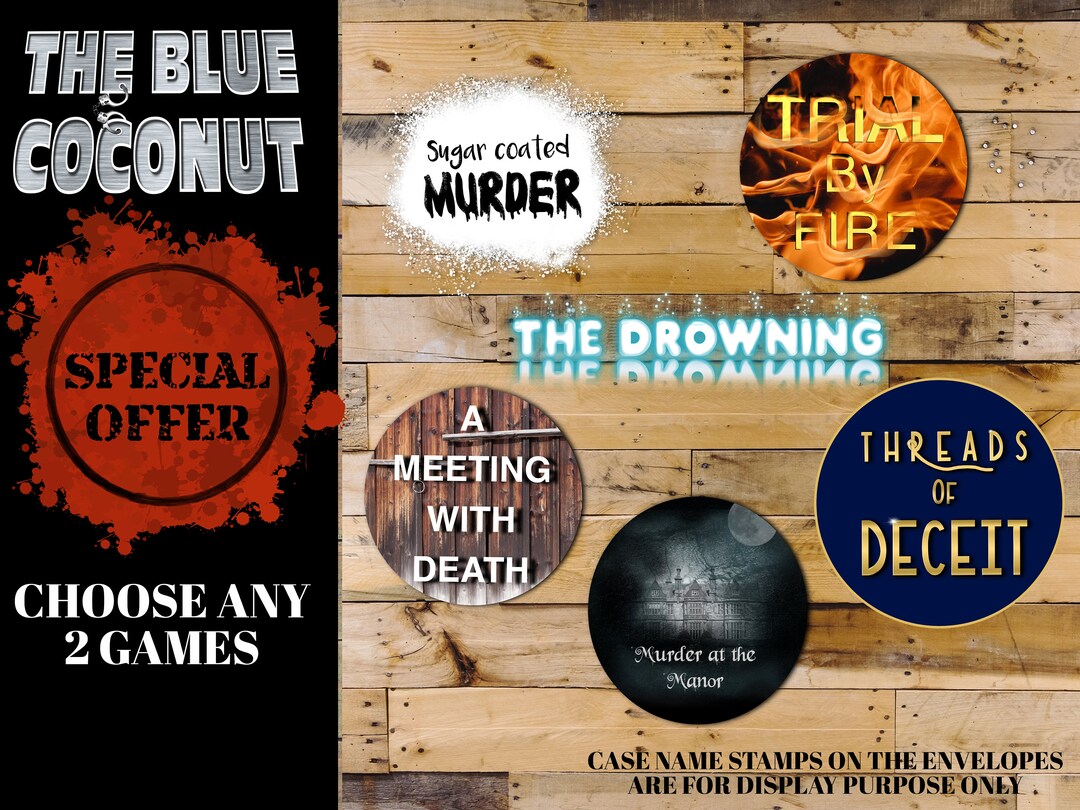 Bundle of Tabletop Detective Police File Crime Cold Case - Etsy