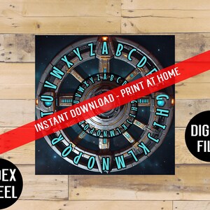 Printable Codex Wheel DIY Cipher Wheel Template for Secret Codes ...