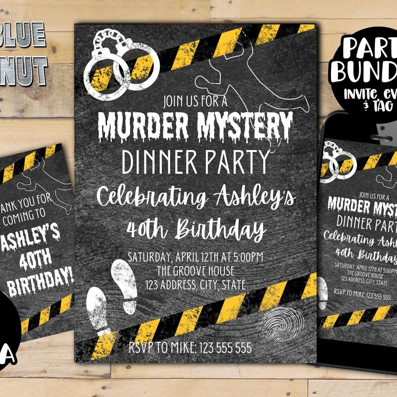 Crime Scene Party - Etsy