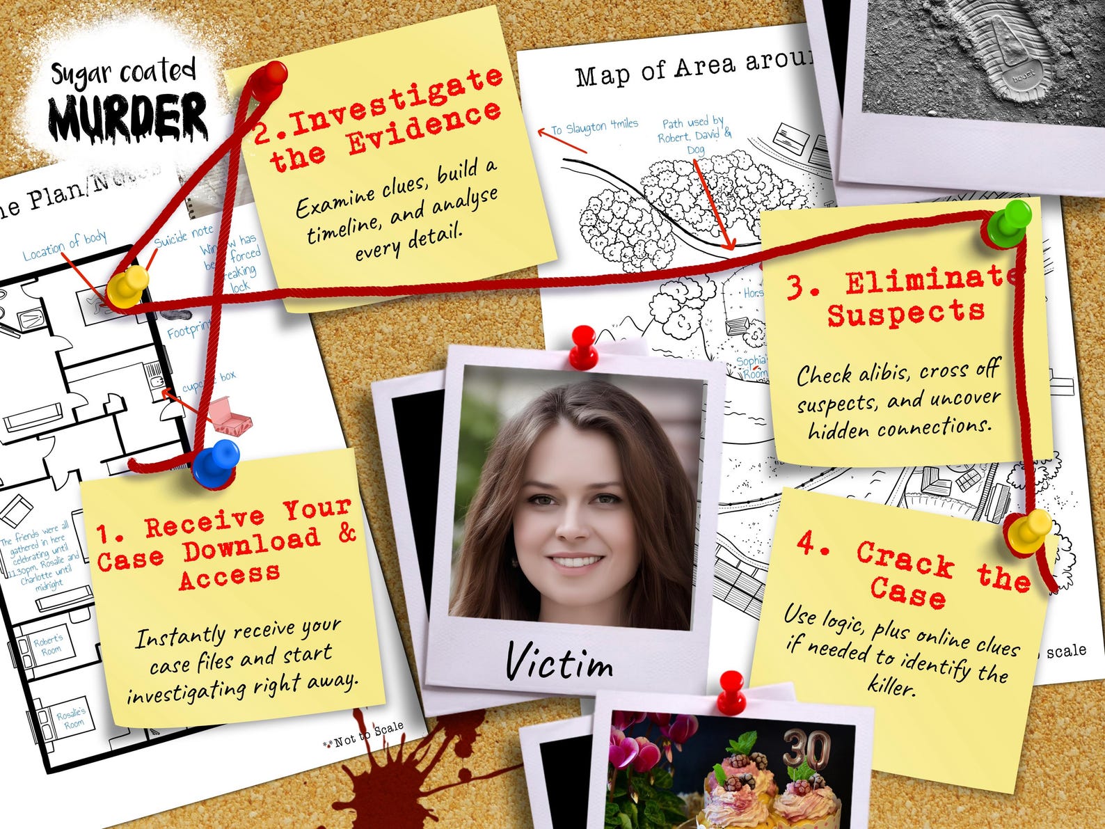 Tabletop Detective Case File, Crime Cold Case 1, Print and Solve at ...