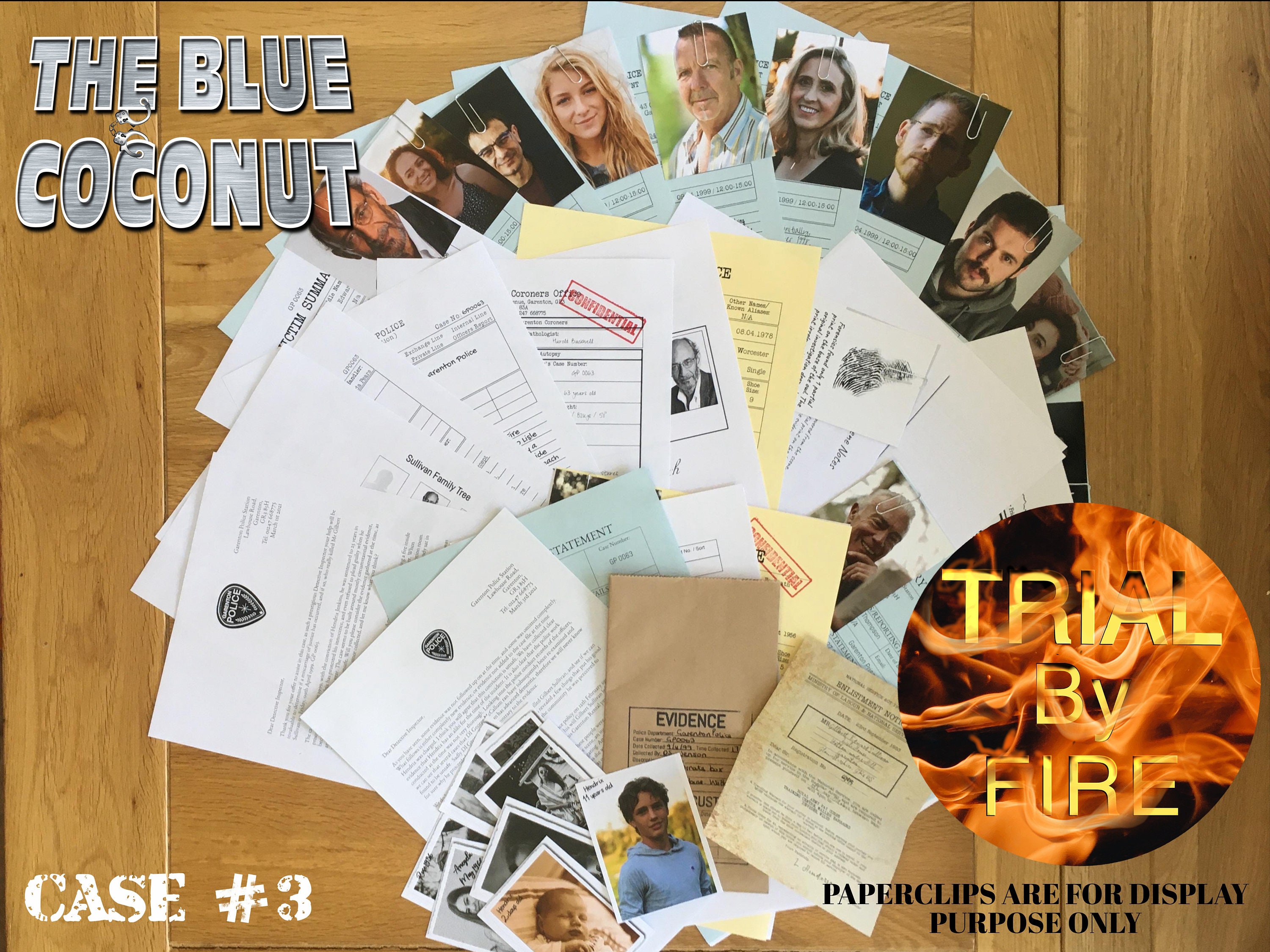 Tabletop Detective Case File Crime Cold Case 3 Murder - Etsy UK