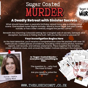 Tabletop Detective Case File, Crime Cold Case 1, Print and Solve at ...