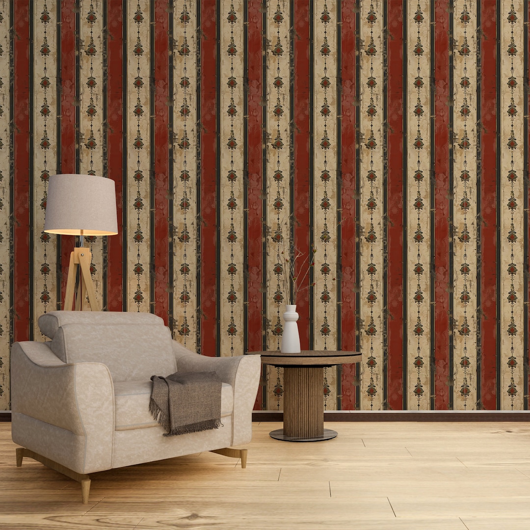 Vintage Floral Wallpaper Rolls Luxury Striped Wallpaper William Morris ...