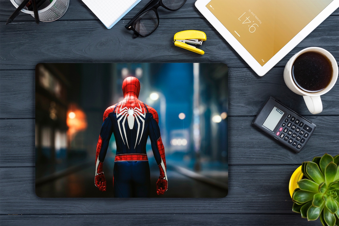 Spiderman Laptop Skin Vinyl Decal Spider-man Sticker Dell Xps | Etsy