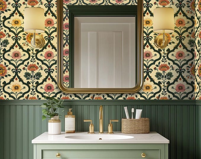 William Morris Peel-and-stick Wallpaper Sampler - Vintage Victorian ...