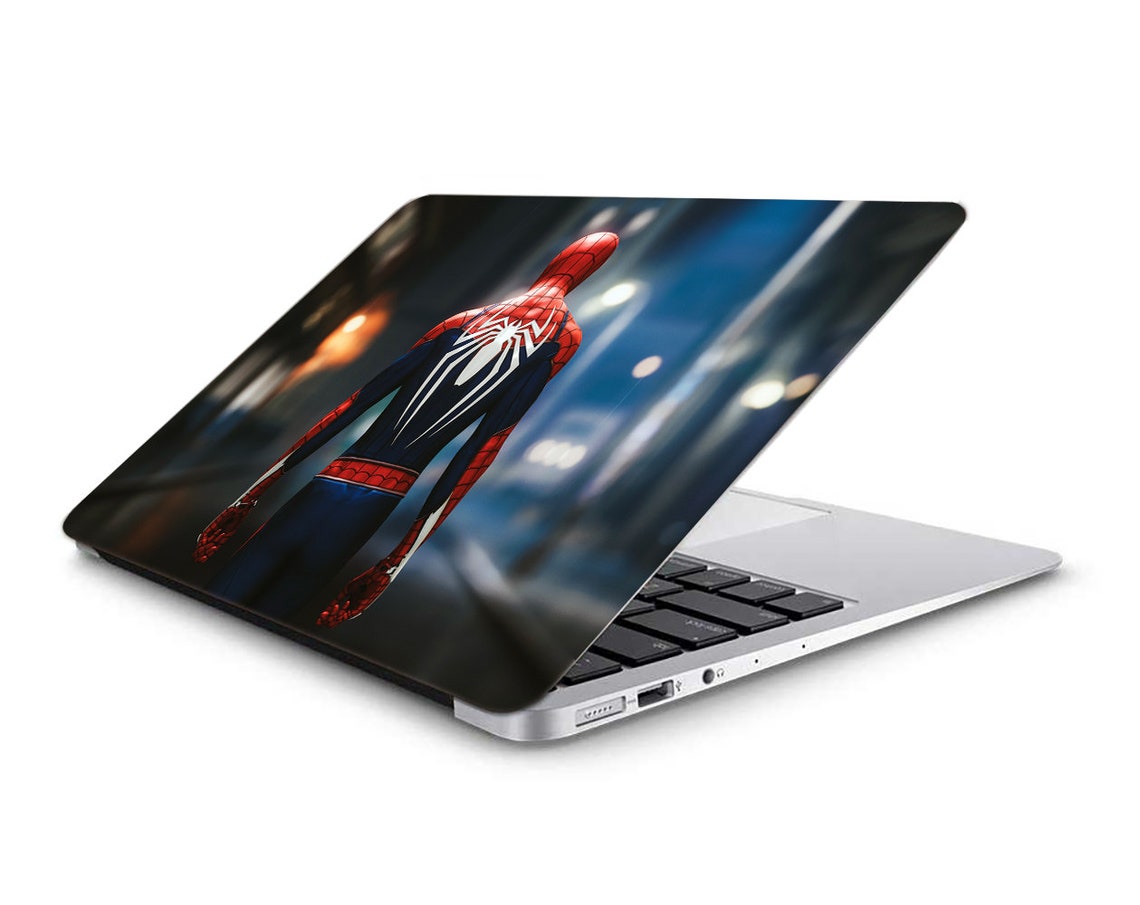 Spiderman Laptop Skin Vinyl Decal Spider-man Sticker Dell Xps | Etsy
