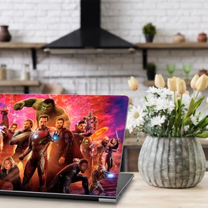 Avengers Laptop Skin Vinyl Decal Sticker Dell Xps 15 Inspiron - Etsy