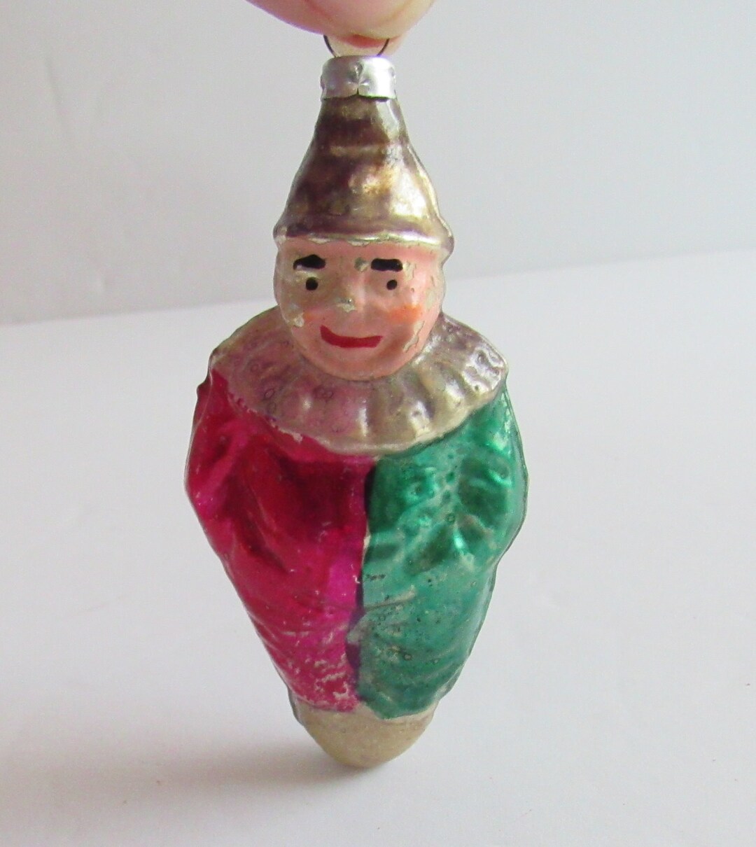 Vintage West Germany Fragile Thin Glass Clown Christmas - Etsy