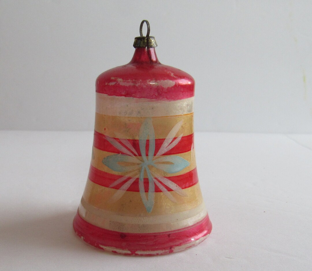 Vintage Germany Fragile Thin Glass Bell With Clapper Blown Glass ...