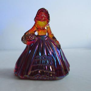 Vintage Boyd Glass Elizabeth Doll Figurine, Cardinal Red Carnival - Etsy