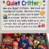 QUIET CRITTERS Jar With Poem & Poms Teacher Resource, Classroom ...