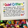 QUIET Critters-box Filled With Poem & Poms Teacher Resource, Classroom ...
