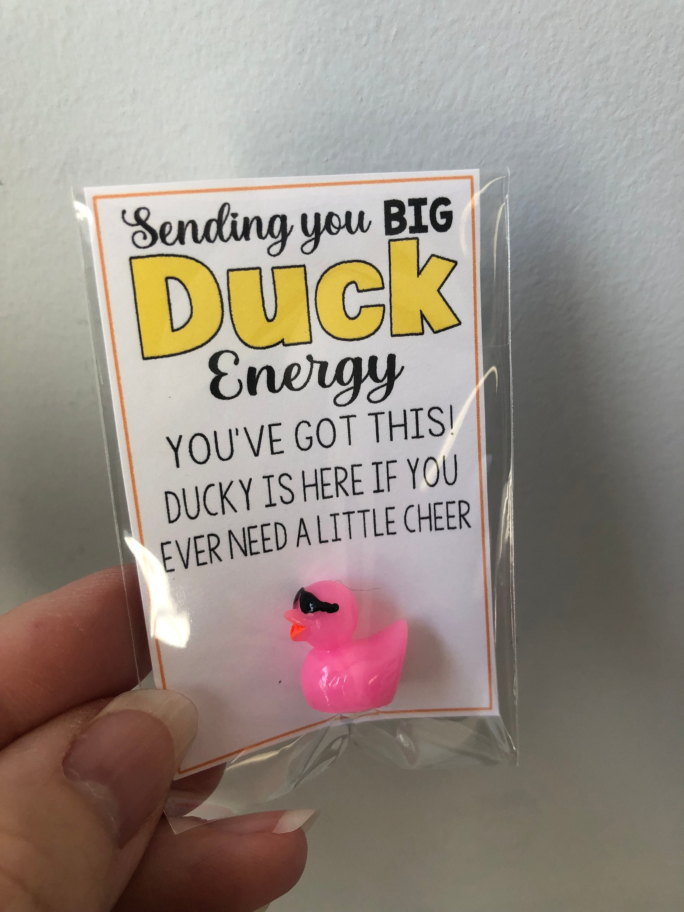 Sending You BIG DUCK Energy! -rubber Duck, Good Luck Charm, Lucky Ducky ...