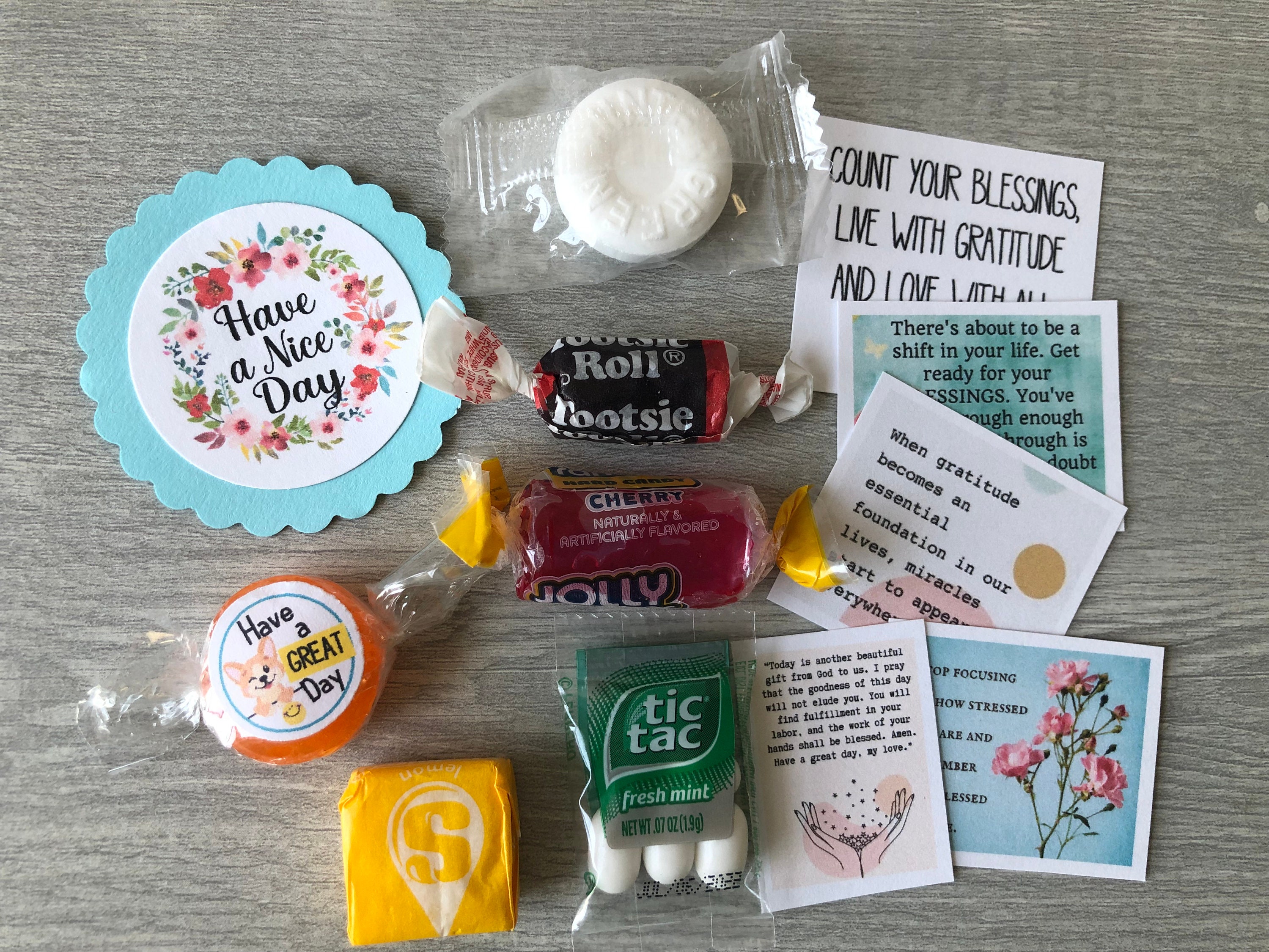 Blessings & Sweet Thoughts Goody Bag Team Staff Friends - Etsy